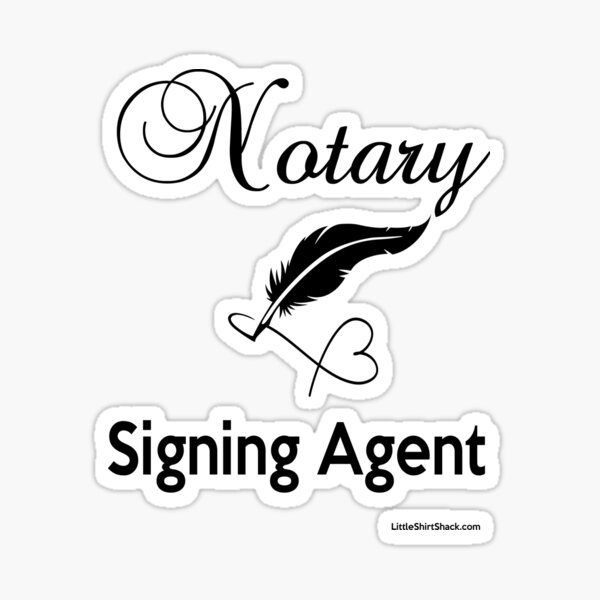Notary Signing Agent Stickers | Redbubble