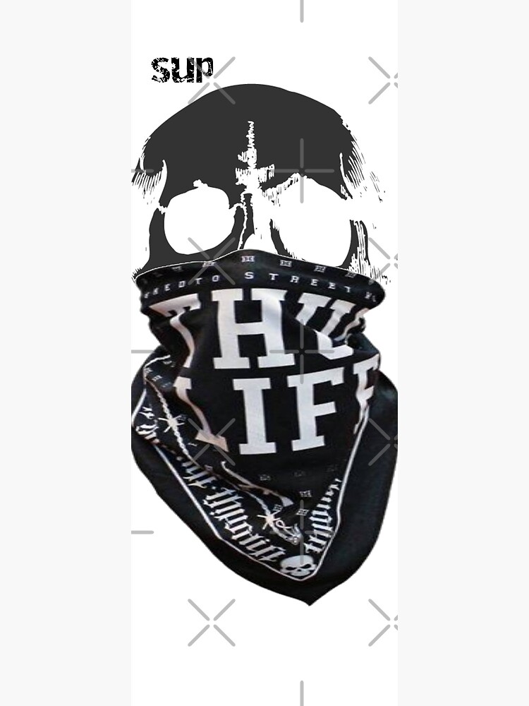 "gangsta thug life skull, silhouette" Art Print by bestvest | Redbubble