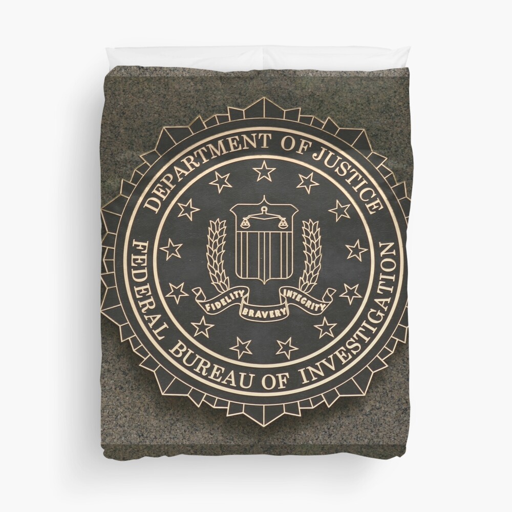 "FBI Crest" Duvet Cover for Sale by owlHouseINK | Redbubble
