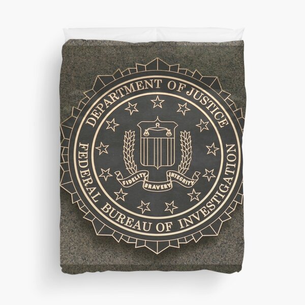"FBI Crest" Duvet Cover for Sale by owlHouseINK | Redbubble