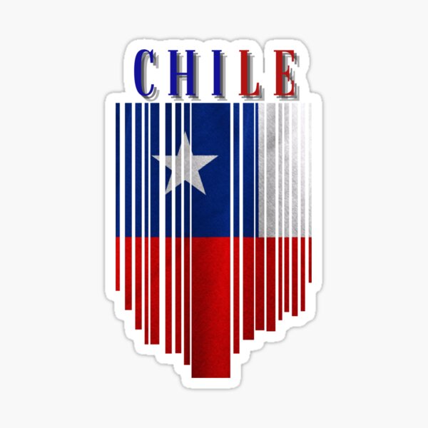 "Chile flag " Sticker by eka123 | Redbubble