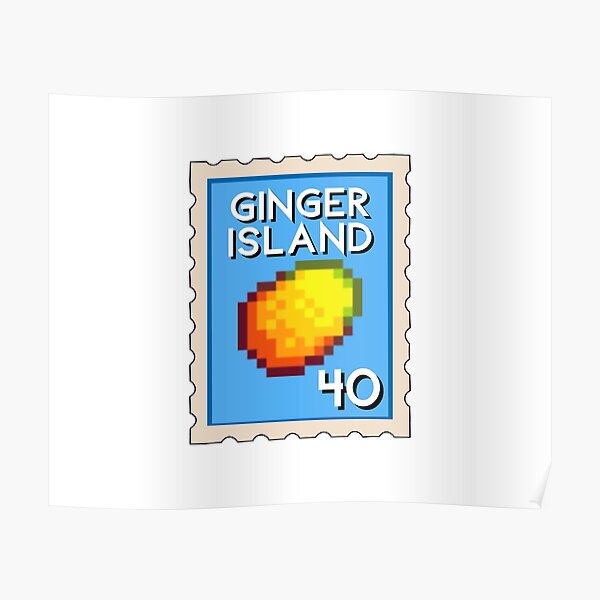 "Stardew Valley Mango Stamp" Poster by craftscowgirl | Redbubble