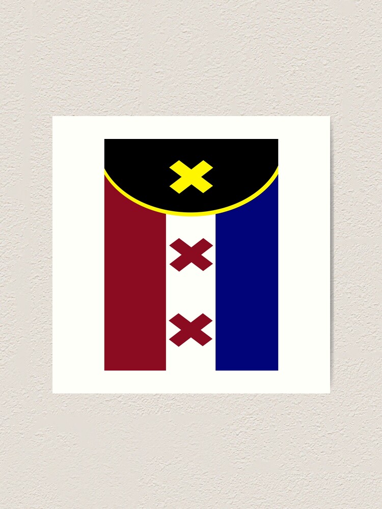 "lmanburg flag dream smp minecraft youtuber design" Art Print for Sale ...