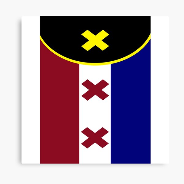 "lmanburg flag dream smp minecraft youtuber design" Canvas Print for ...