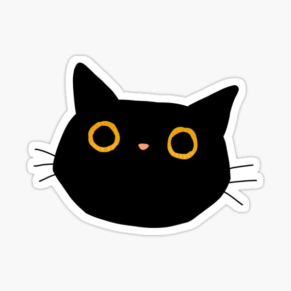 "Cute Kitty, Stupid Kitty" Sticker for Sale by JapanGraphics | Redbubble