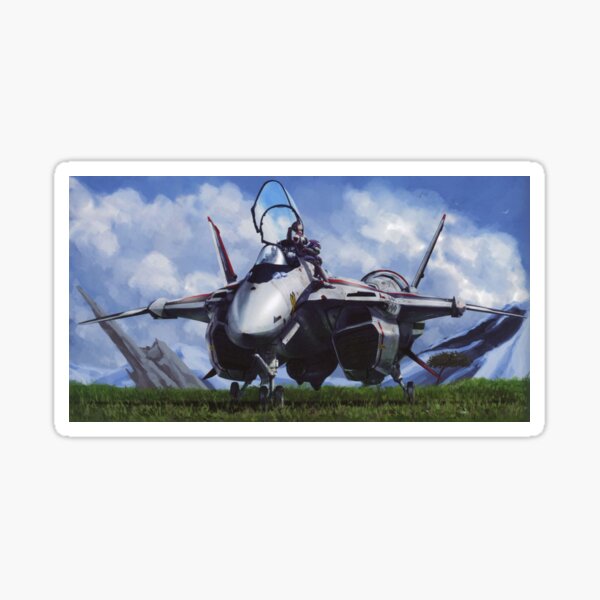 "macross" Sticker for Sale by Hedshirt | Redbubble