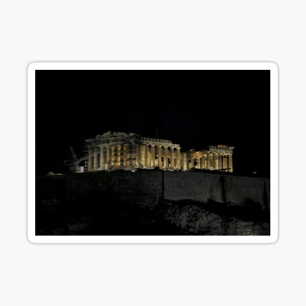 "Acropolis, Athens Greece! A great monument!" Sticker for Sale by ...
