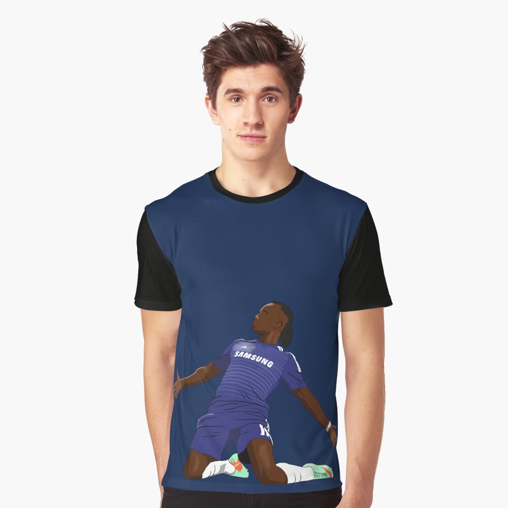 "Didier Drogba Knee Slide Goal Celebration " Sticker for Sale by ...