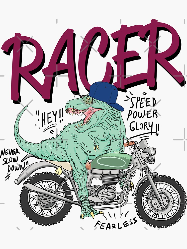 "racer" Sticker by Davirson | Redbubble