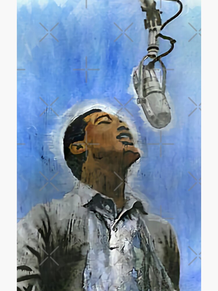 "Best Sam Cooke Art" Sticker by tailorflow | Redbubble