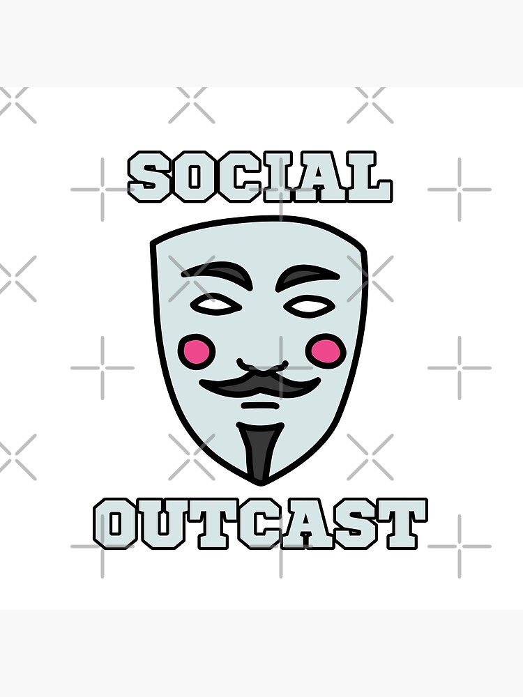Social Outcast Drawing Photo & Art Print Social Outcast Having Bad