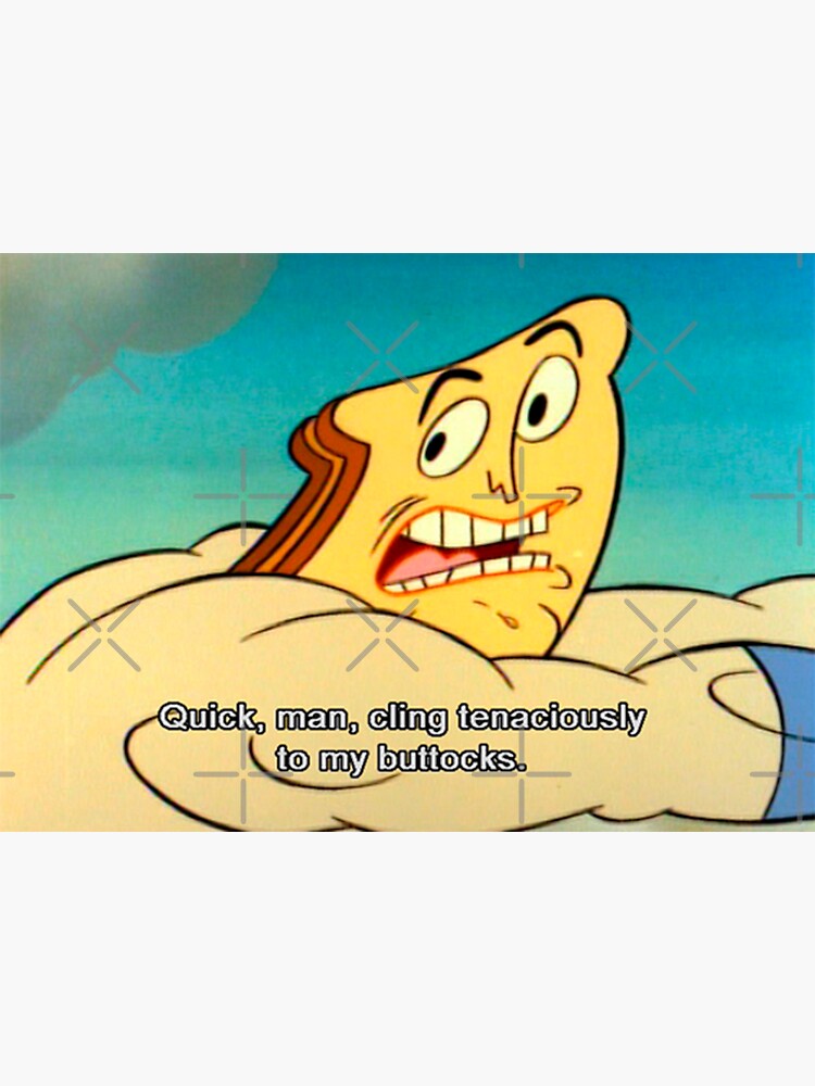 "Powdered Toast Man" Sticker for Sale by Mabzz | Redbubble