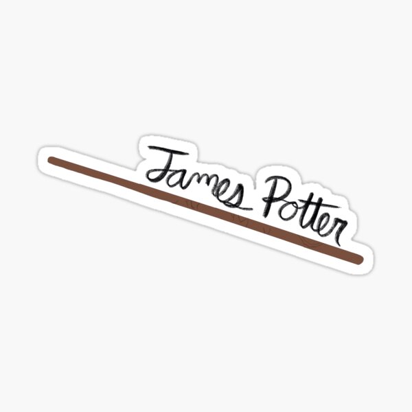 "James Potter Wand" Sticker for Sale by Divergentgal4 | Redbubble
