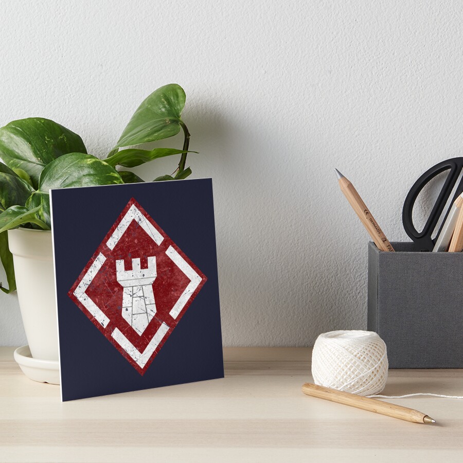 "US Army 20th Engineer Brigade SSI Tower" Art Board Print by quark ...