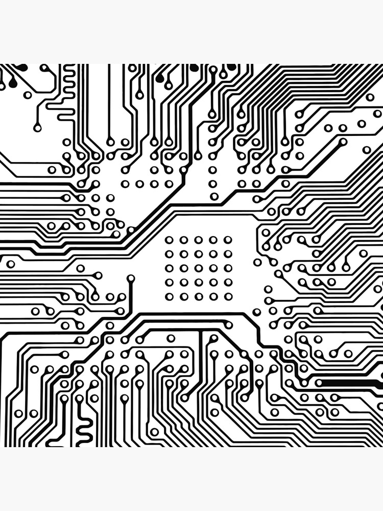Printed Circuit Board Routing Poster By Bbalint Redbubble 7851