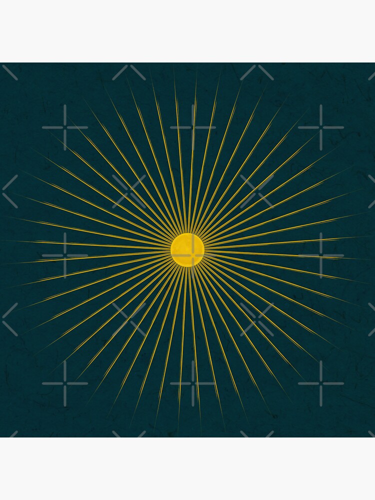 "Inti. Golden Sun" Sticker for Sale by marina-ralston | Redbubble