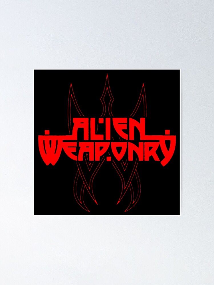 "alien weaponry red logo" Poster by gmorgan99 | Redbubble