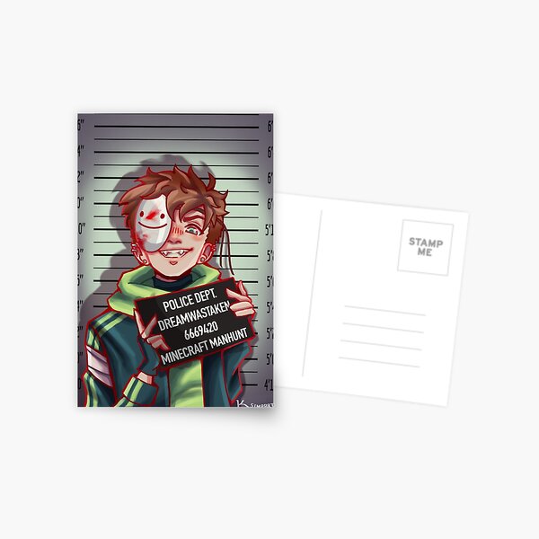 "Dream Mugshot" Postcard for Sale by ksimpartist | Redbubble