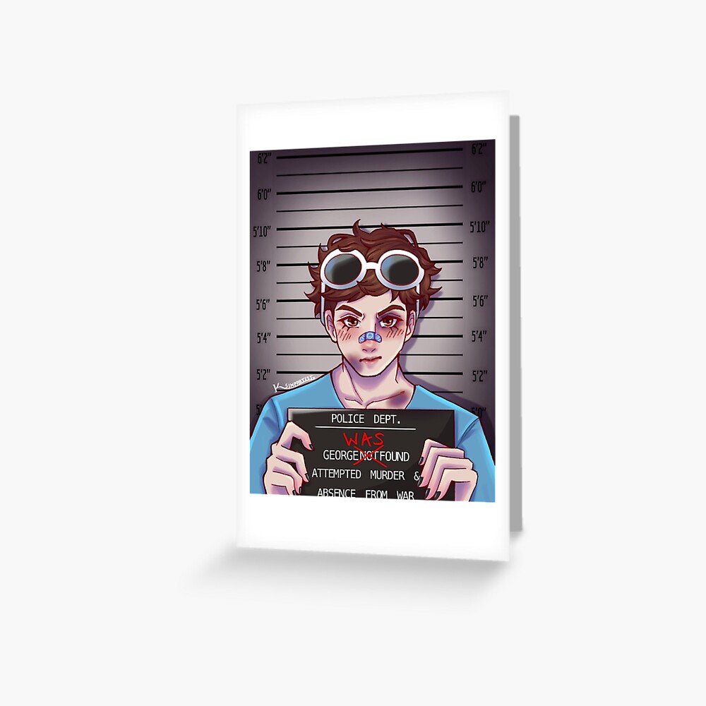 "GeorgeNotFound Mugshot" Poster for Sale by ksimpartist | Redbubble