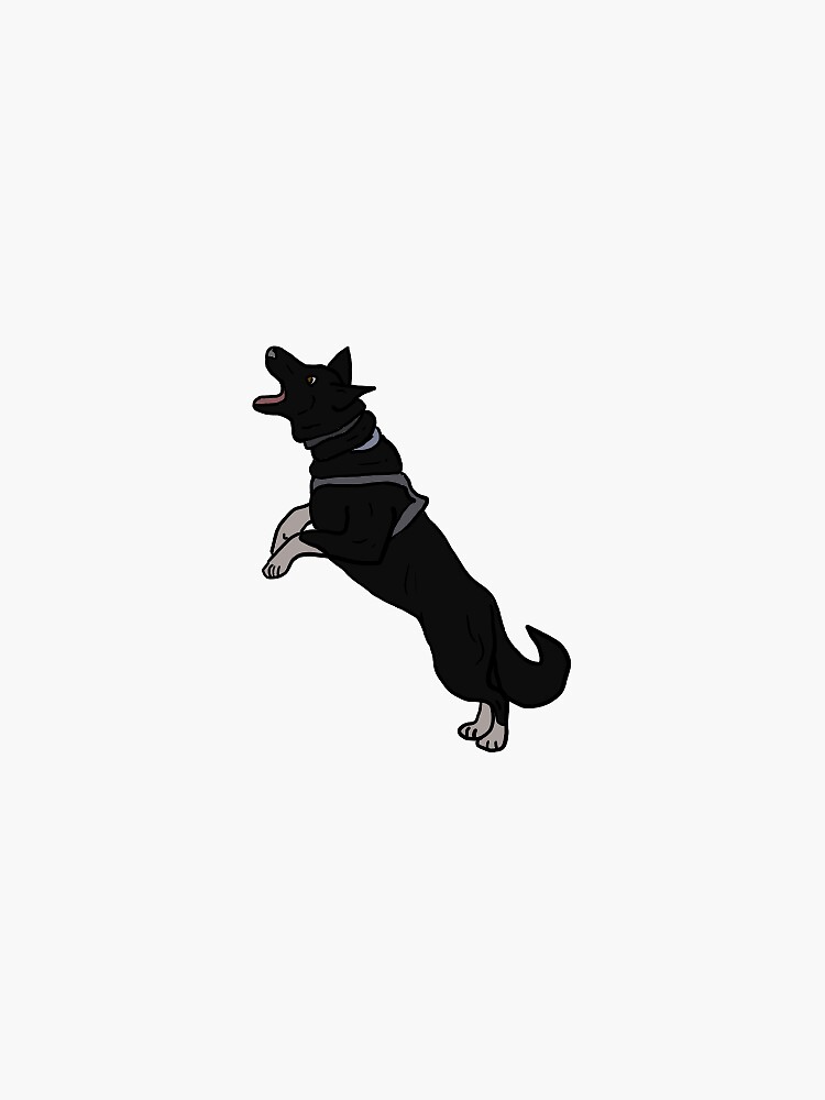 "Delta the Dog" Sticker for Sale by PatchsStickers | Redbubble