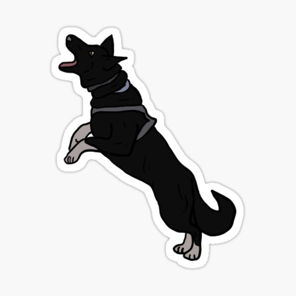 "Delta the Dog" Sticker for Sale by PatchsStickers | Redbubble
