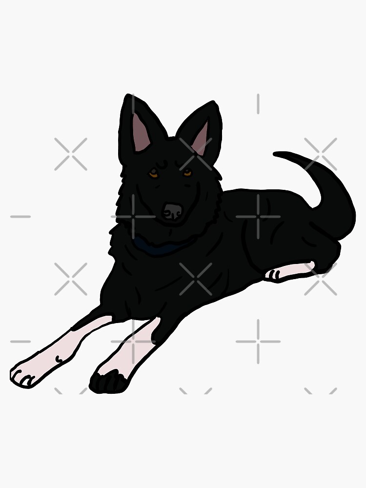 "Delta the Dog" Sticker for Sale by PatchsStickers | Redbubble