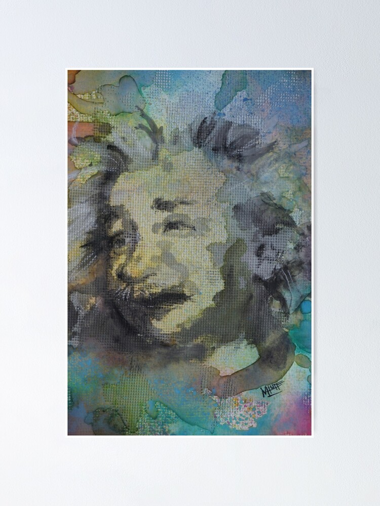 "Einstein" Poster for Sale by MLHuffDesigns | Redbubble