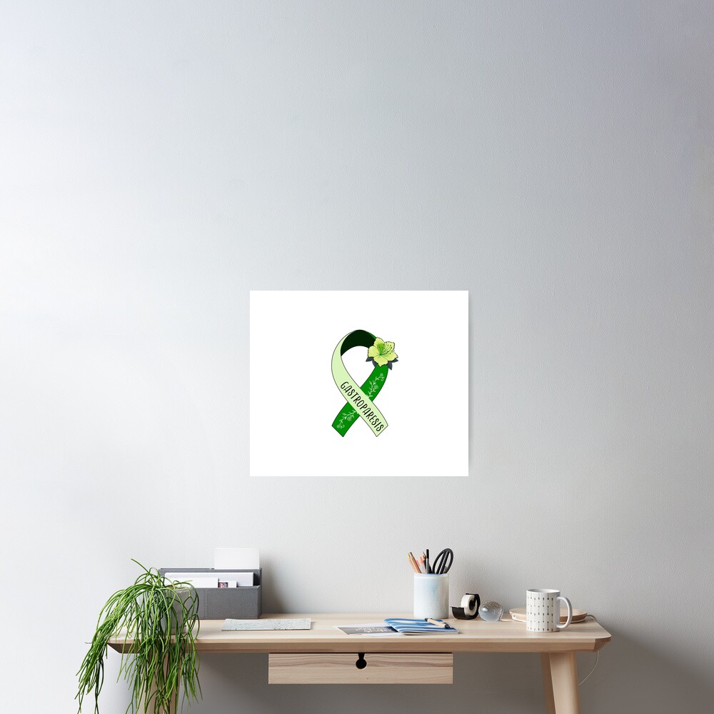 "Gastroparesis Awareness, Gastroparesis Ribbon" Poster by AnsDesigns ...