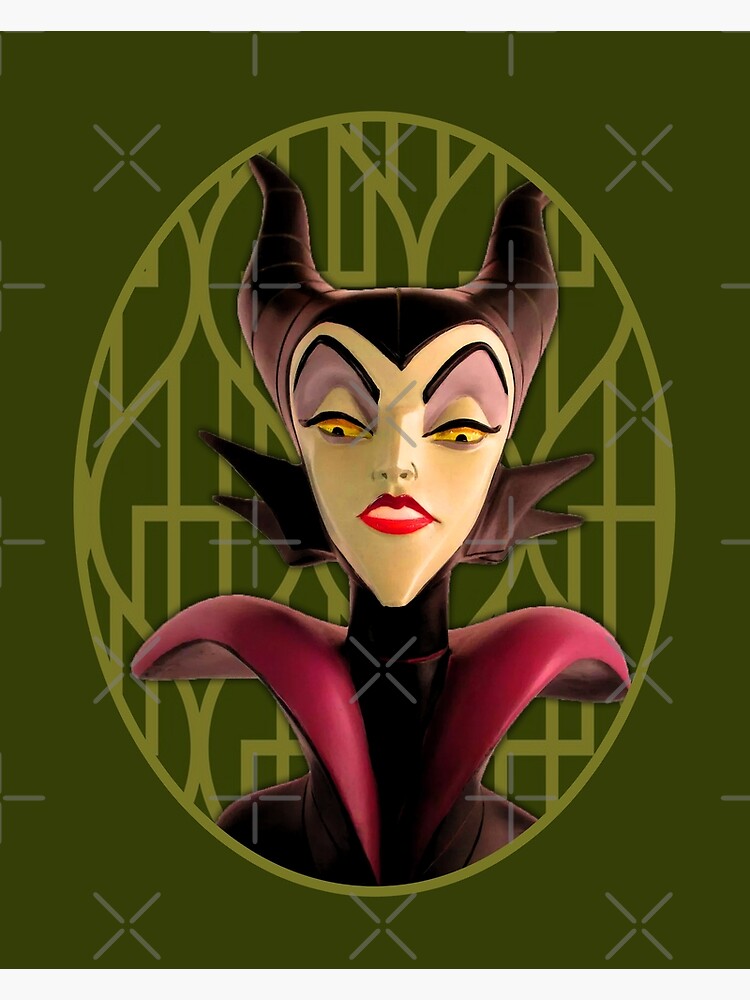 "Villainous Diva Maleficent Mistress of Evil Eyebrows Digital Painting ...
