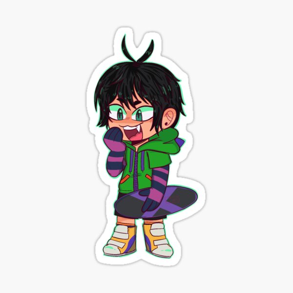 "Chibi Miya" Sticker by PlanetTori | Redbubble