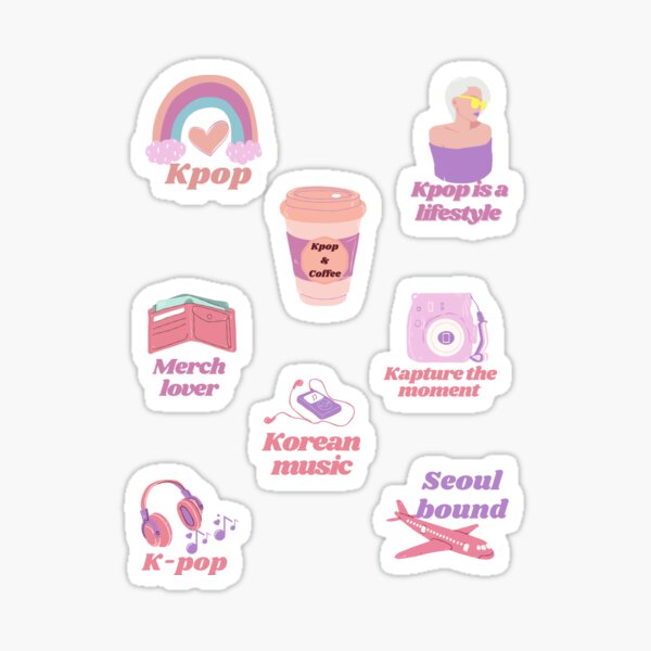 "Kpop stickers, cute kpop stickers, kpop fanart, kpop sticker pack ...