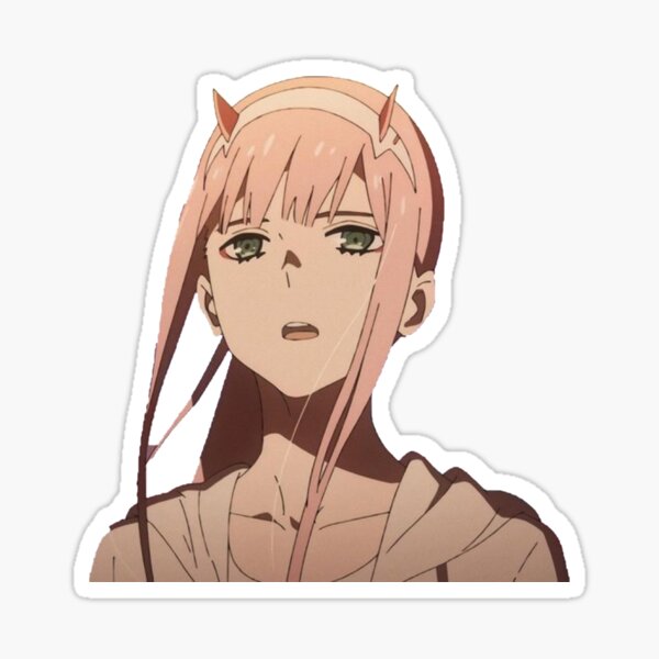 "zero two " Sticker for Sale by Weebhup | Redbubble