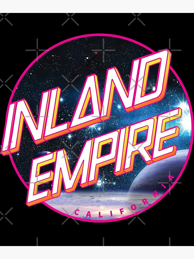 Lámina fotográfica «Inland Empire California "SKATE" texto blanco y ...