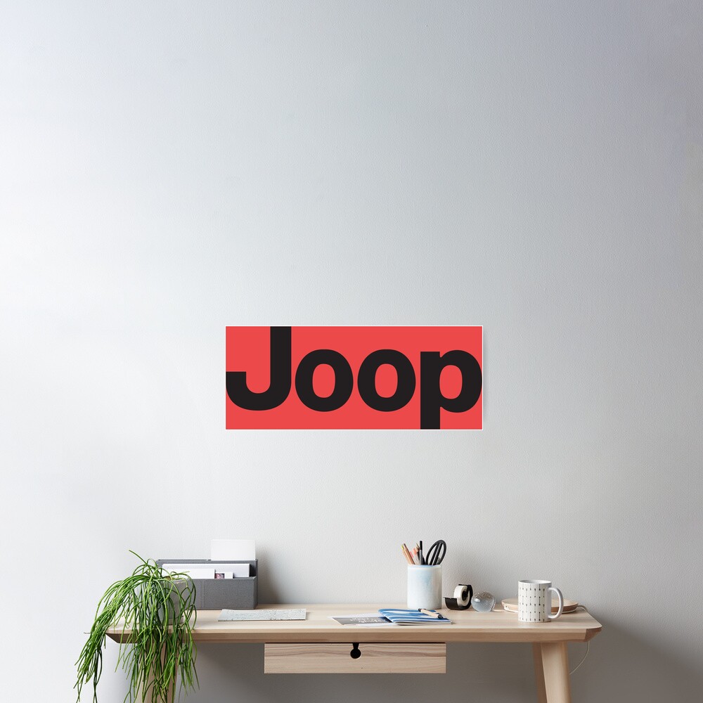 "Joop Logo" Poster for Sale by Wee-Boo | Redbubble