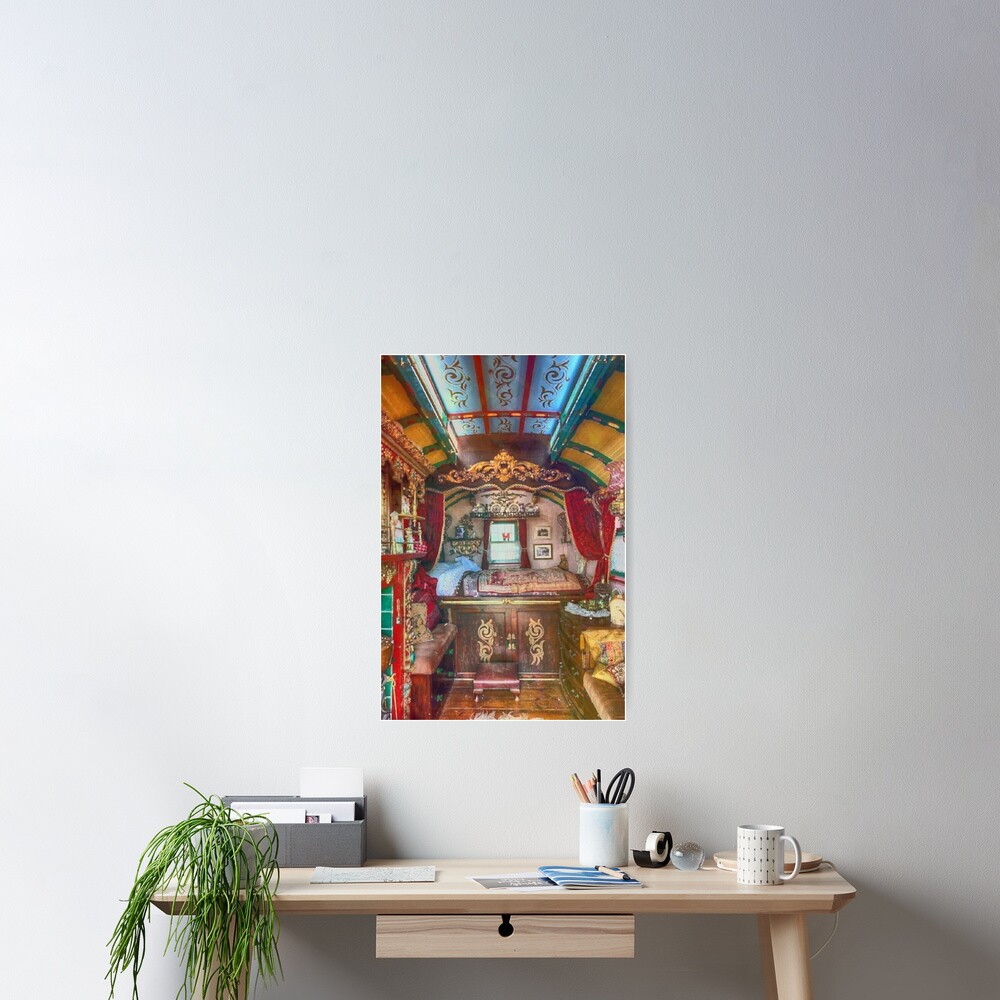 "Gypsy Caravan " Poster by SoozSilverTree | Redbubble