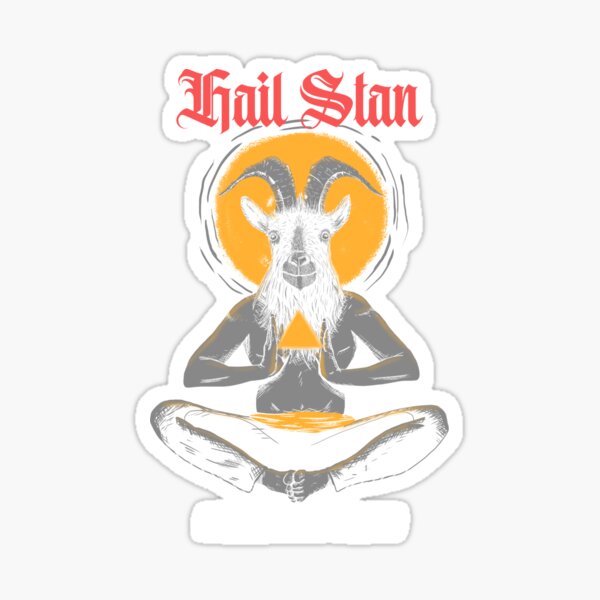 "Hail Stan" Sticker for Sale by Jsbod | Redbubble