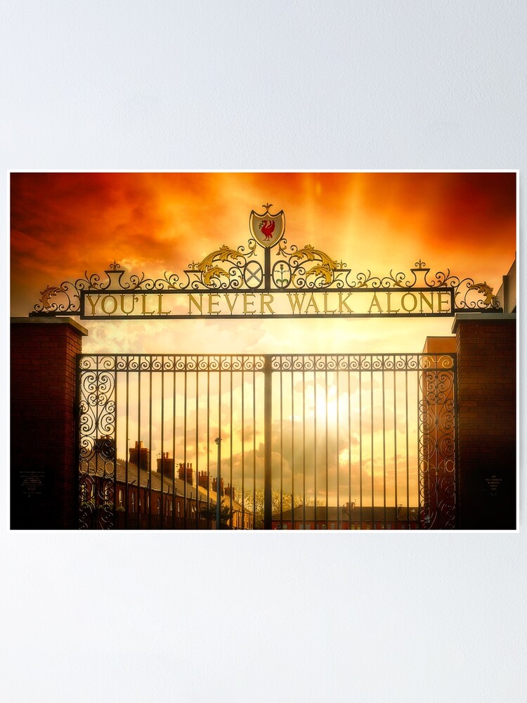"Shankly gates" Poster for Sale by stylopic | Redbubble
