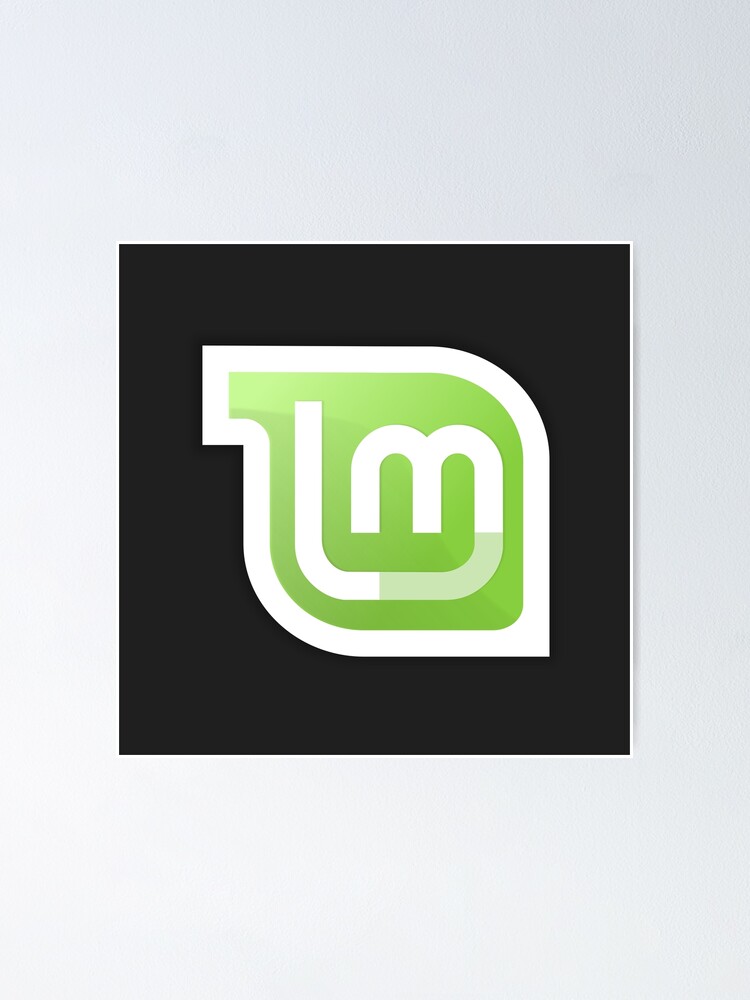 Póster «Logotipo de distribución de Linux Mint» de gengns | Redbubble