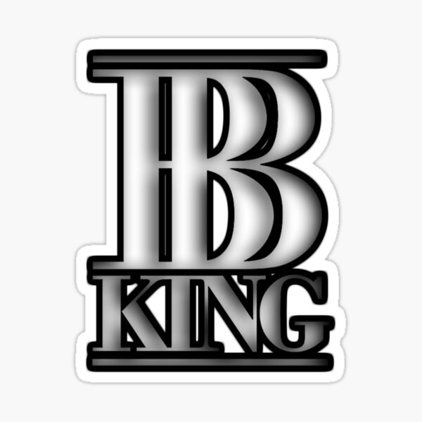 "The logos bb king band" Sticker by ghendrickson7 | Redbubble
