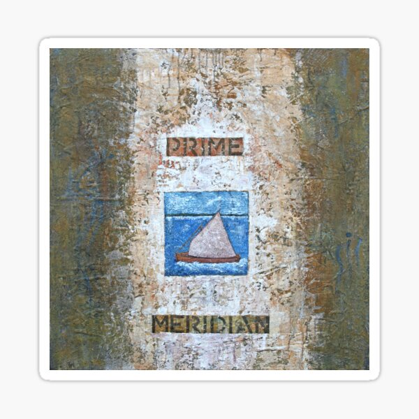 "Prime Meridian by Mark Elliot-Ranken" Sticker for Sale by ...