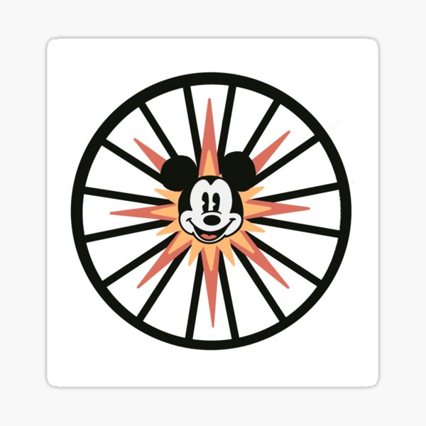 "The fun wheel " Sticker for Sale by kenziemcauliffe | Redbubble