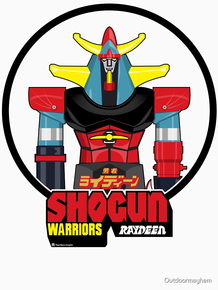 "Shogun Warrior Raydeen" T-shirt for Sale by Outdoormayhem | Redbubble ...
