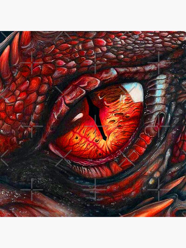 " Dragon Eye" Sticker by SilvinaNoemi | Redbubble