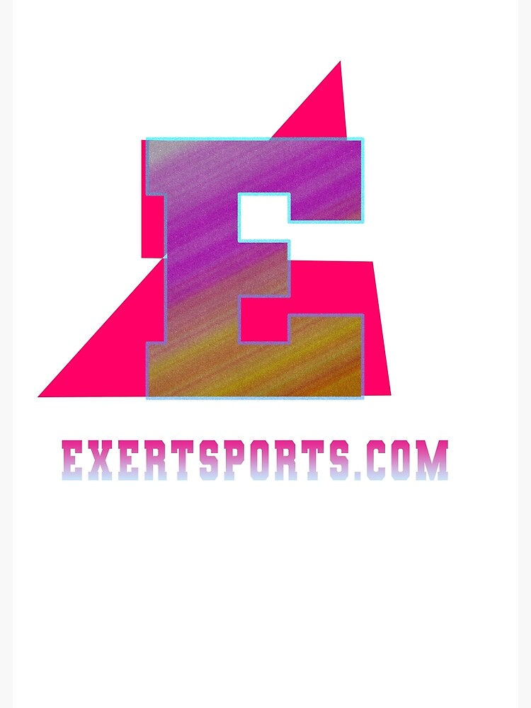 "Exert Sports Gradient Logo" Poster for Sale by PopPucks | Redbubble