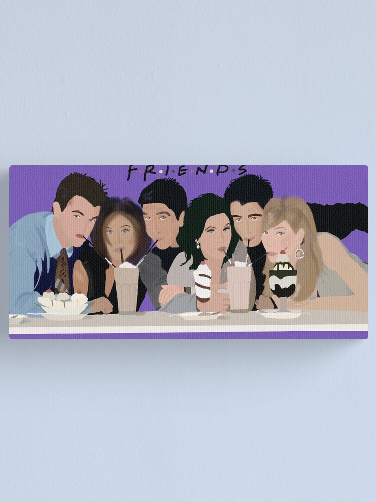 "Friends " Canvas Print for Sale by Alishachaggar | Redbubble