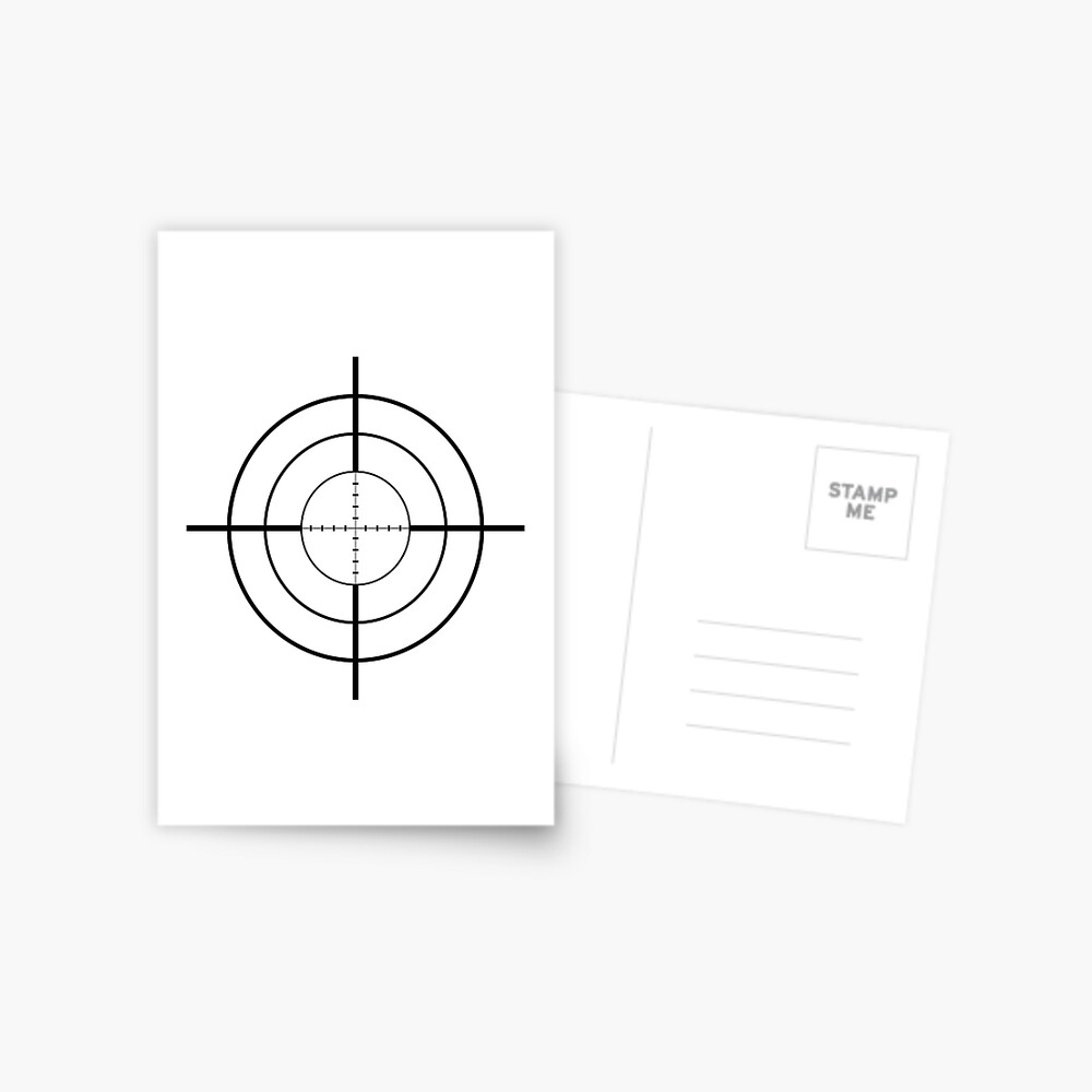 "Reticle Sniper Rifle Scope Cross Hairs" Sticker for Sale by Boy-Mom ...