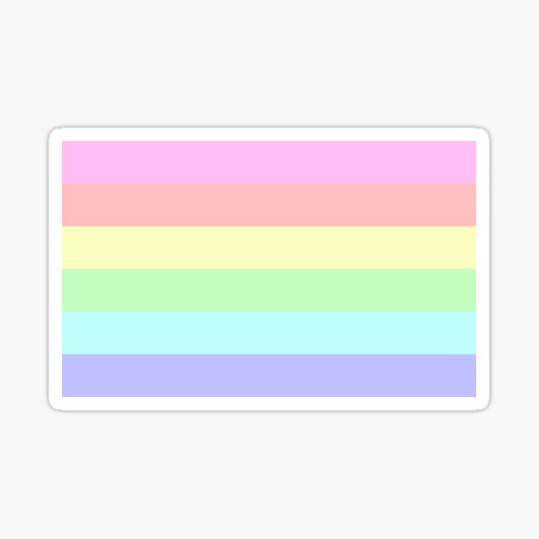 "Pastel Rainbow LGBTQ Flag" Sticker for Sale by brichardson2 | Redbubble