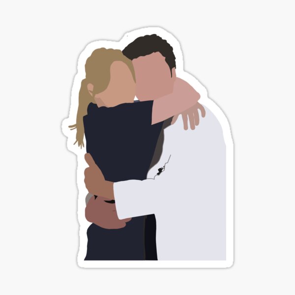 Meredith And Derek Stickers | Redbubble