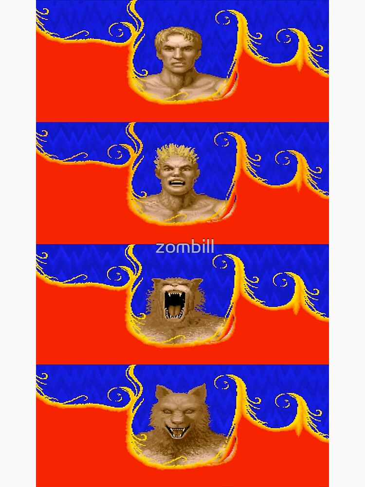"Altered Beast" Sticker for Sale by zombill | Redbubble
