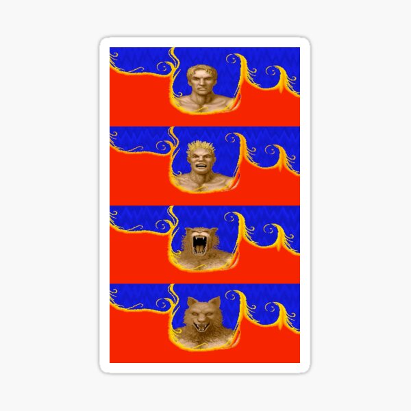"Altered Beast" Sticker for Sale by zombill | Redbubble
